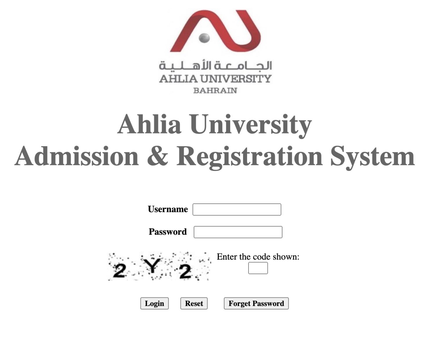 New Students' Welcome - Ahlia University