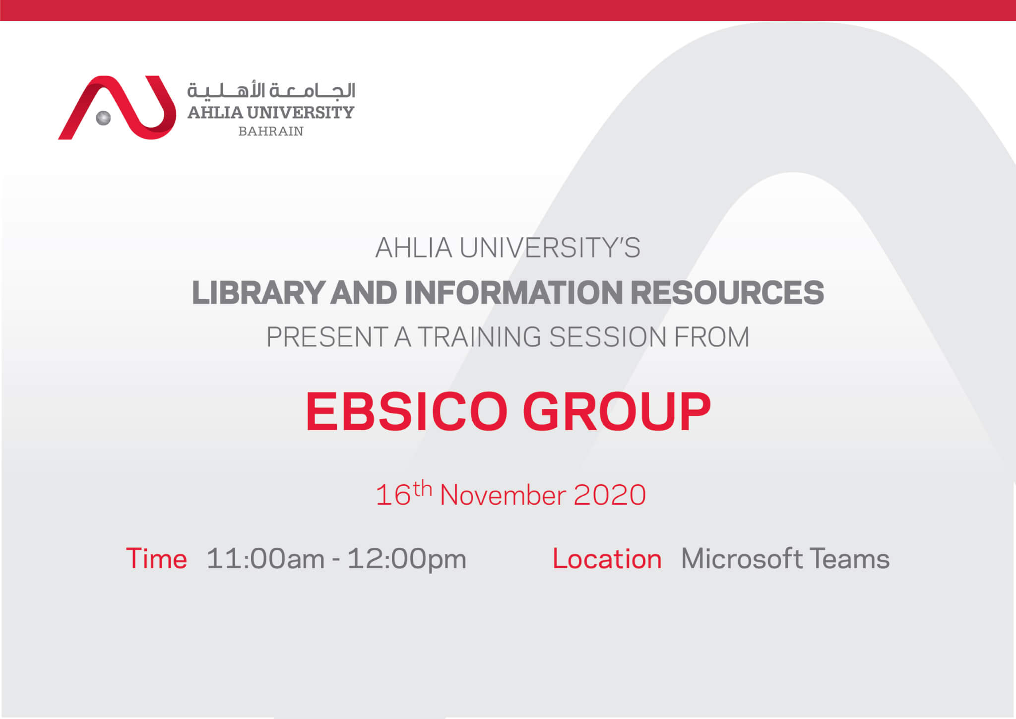 Ebsico Group - Ahlia University